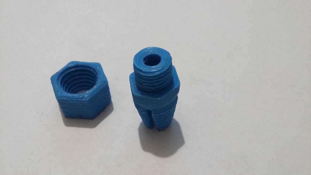Tapered thread bowden coupling PC4-M6, PC4-M10 by KRtekTM | Download ...