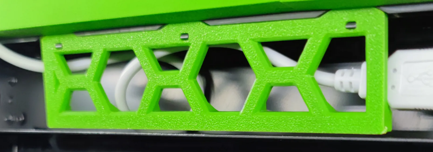 Bambu Lab P1P USB Cable Management Plate shorter by Sleepy | Download ...