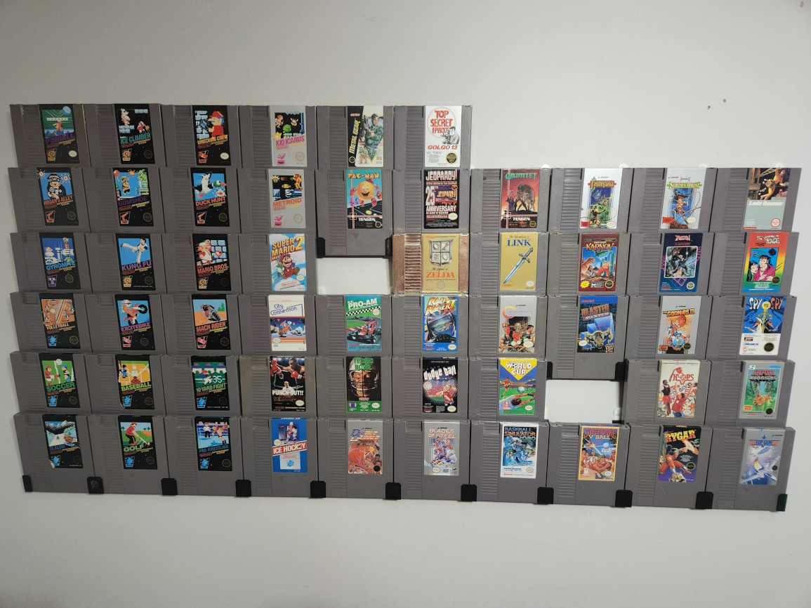 NES Cartridge Wall Hangers von SecurityYak | Kostenloses STL-Modell ...