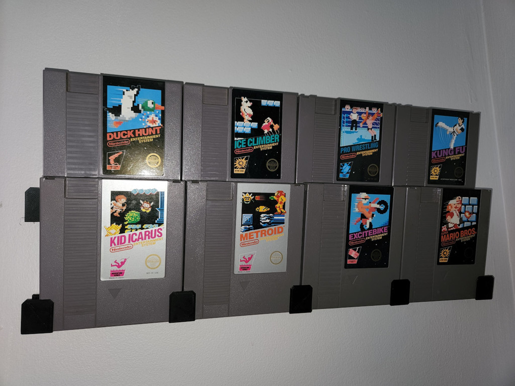 NES Cartridge Wall Hangers von SecurityYak | Kostenloses STL-Modell ...