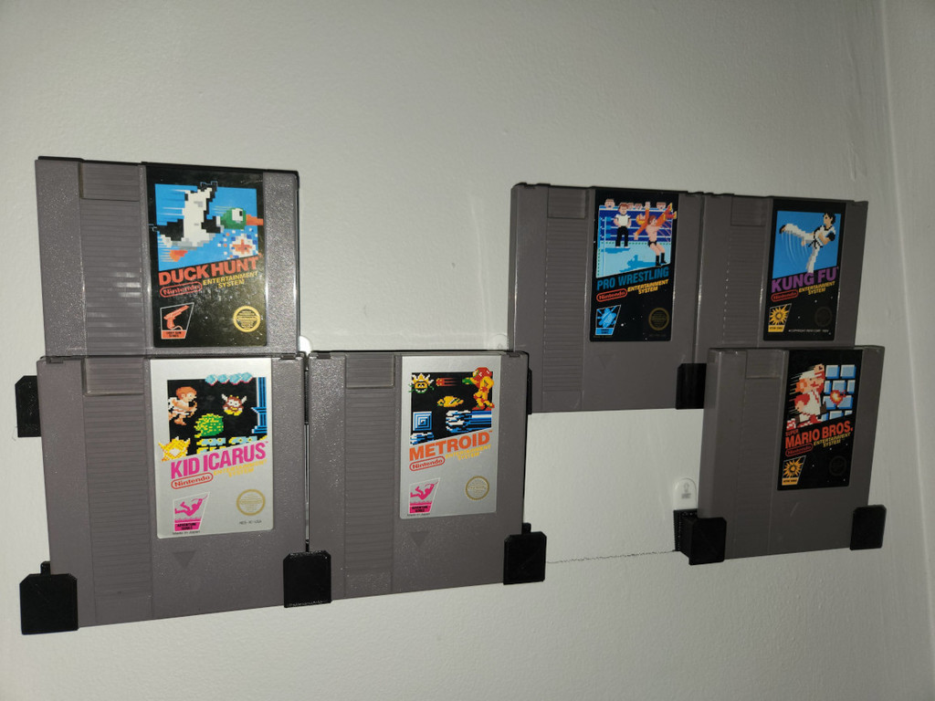 NES Cartridge Wall Hangers von SecurityYak | Kostenloses STL-Modell ...