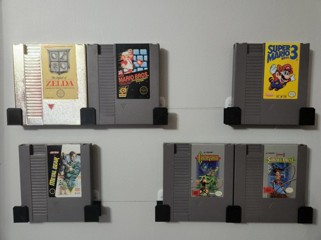 NES Cartridge Wall Hangers von SecurityYak | Kostenloses STL-Modell ...