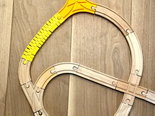 Flexible Train Track / Rails for Wooden trains by maxelman | Download ...