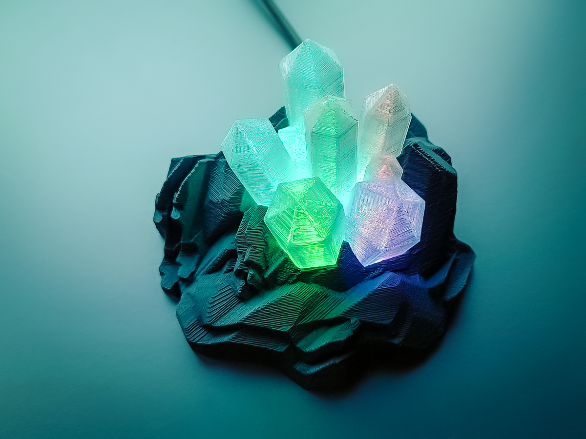Subtle color-changing Crystals. by Wim V | Download free STL model ...