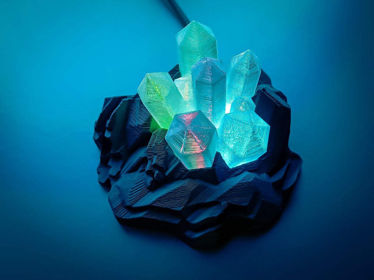 Subtle color-changing Crystals. by Wim V | Download free STL model ...