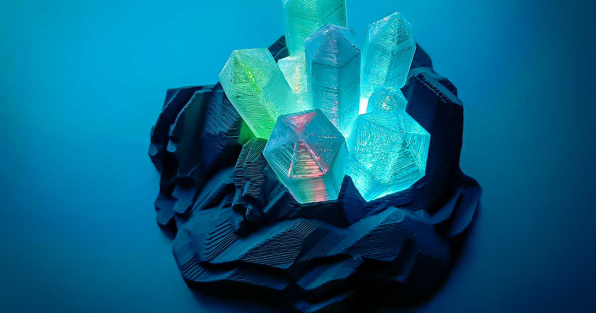 Subtle color-changing Crystals. by Wim V | Download free STL model ...