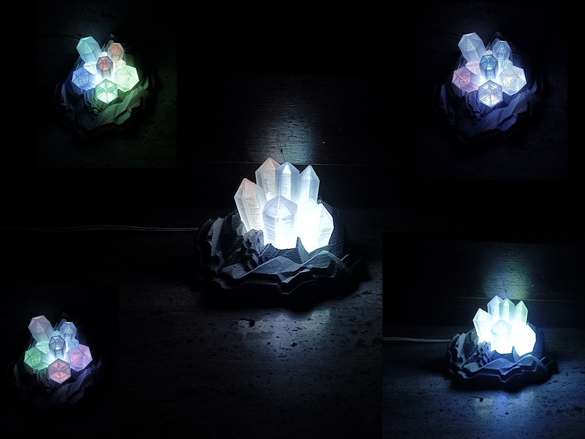 Subtle color-changing Crystals. by Wim V | Download free STL model ...