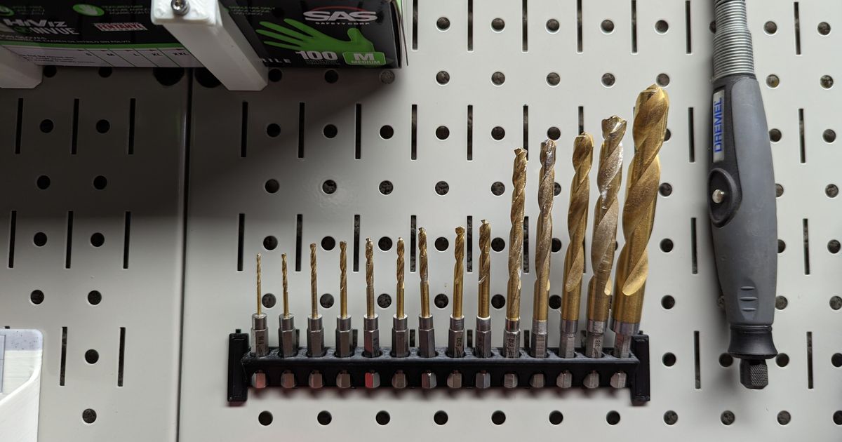 Bit Holder - Wall Control by DustySpaniel | Download free STL model ...