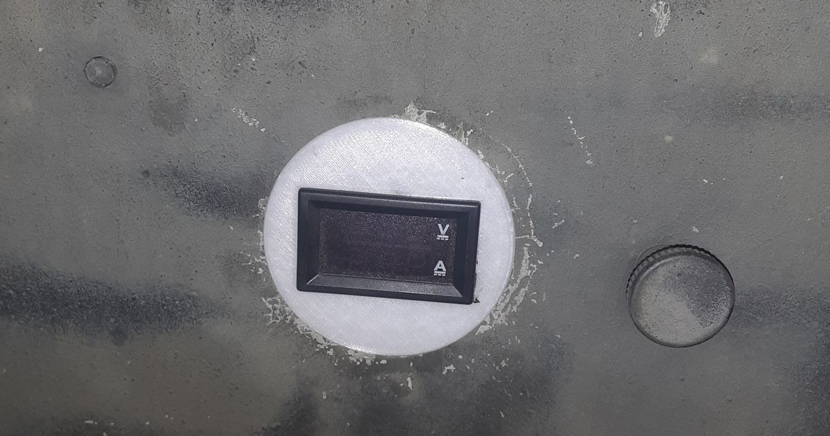 2" gauge hole to rectangular digital gauge. by B&B TECH | Download free ...