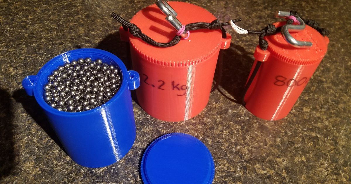 Knitting Weight Containers Parametric (For Circular Knitting Machines ...