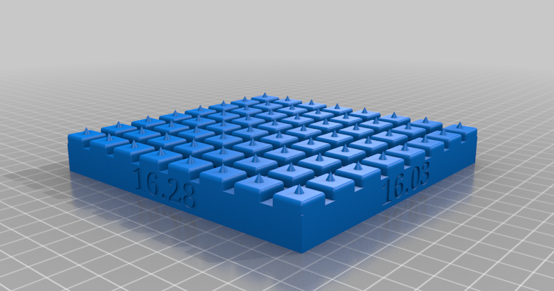 512 Nursery Plug Tray Soil Press by Fredyk82 | Download free STL model ...