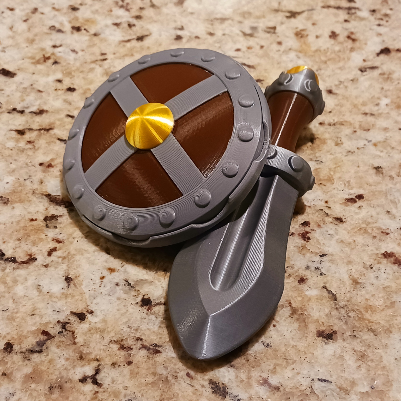 Baby Shield Rattle by Levi Sitts | Download free STL model | Printables.com
