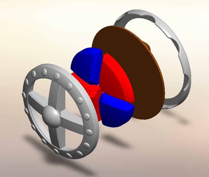 Baby Shield Rattle by Levi Sitts | Download free STL model | Printables.com