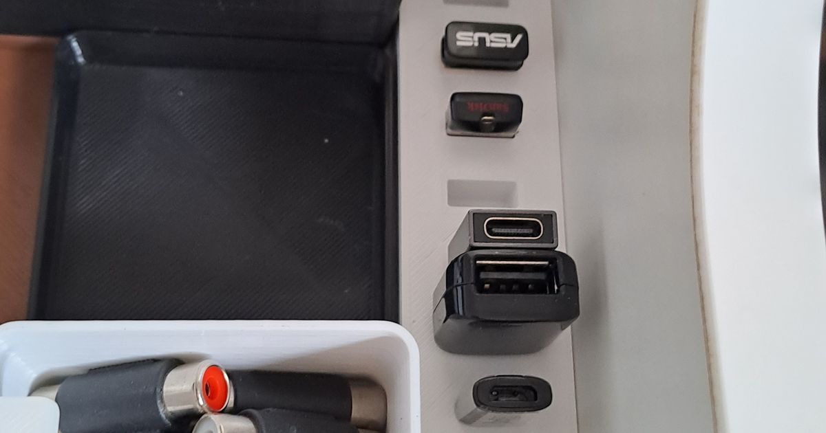 usb holder for ikea alex organizer system by MaDaWa | Download free STL ...