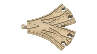 Brio Compatible Standard Track With Two Way Split by Print A Train ...