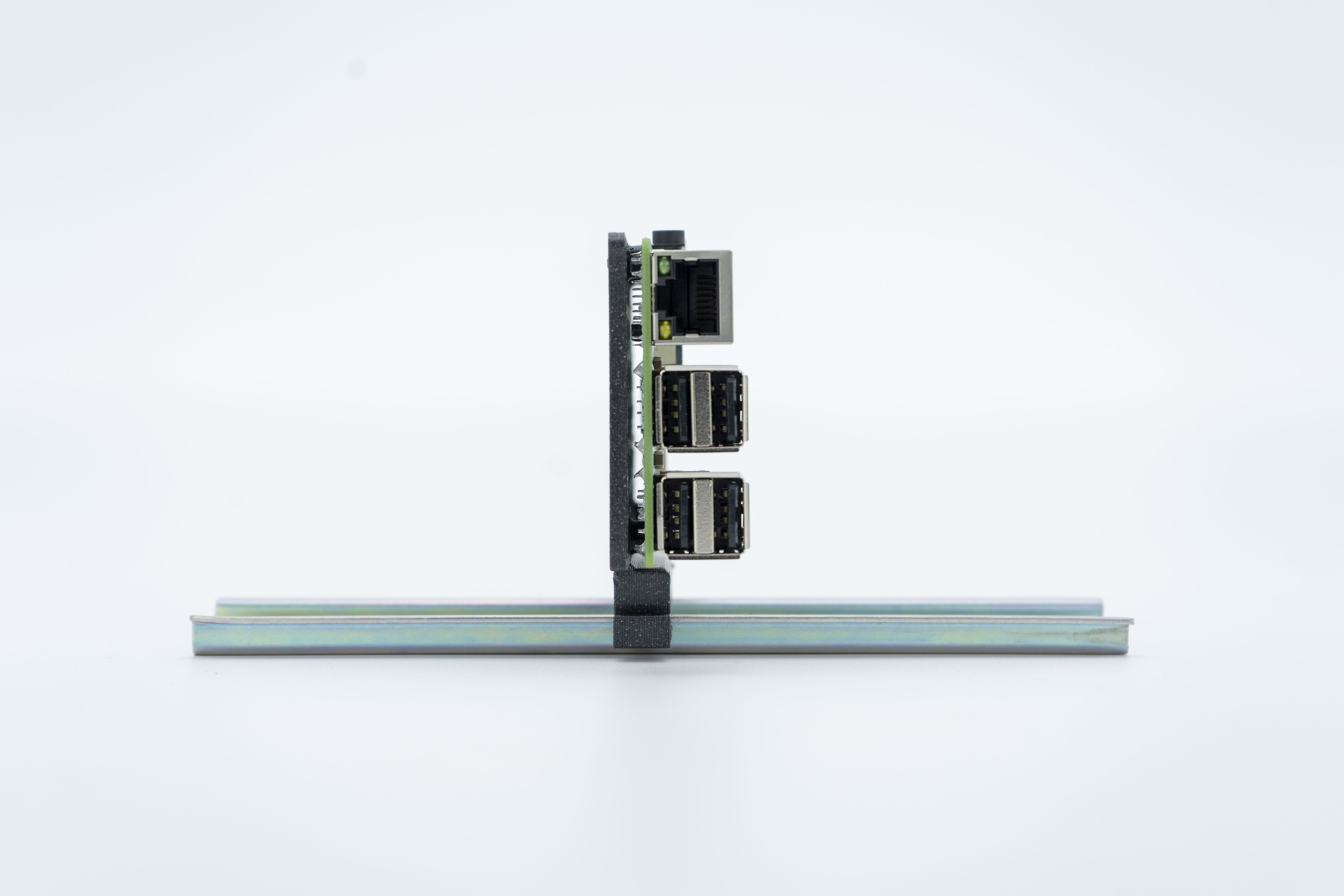 Raspberry Pi DIN-Rail Hex Mount by Teddyminator | Download free STL ...