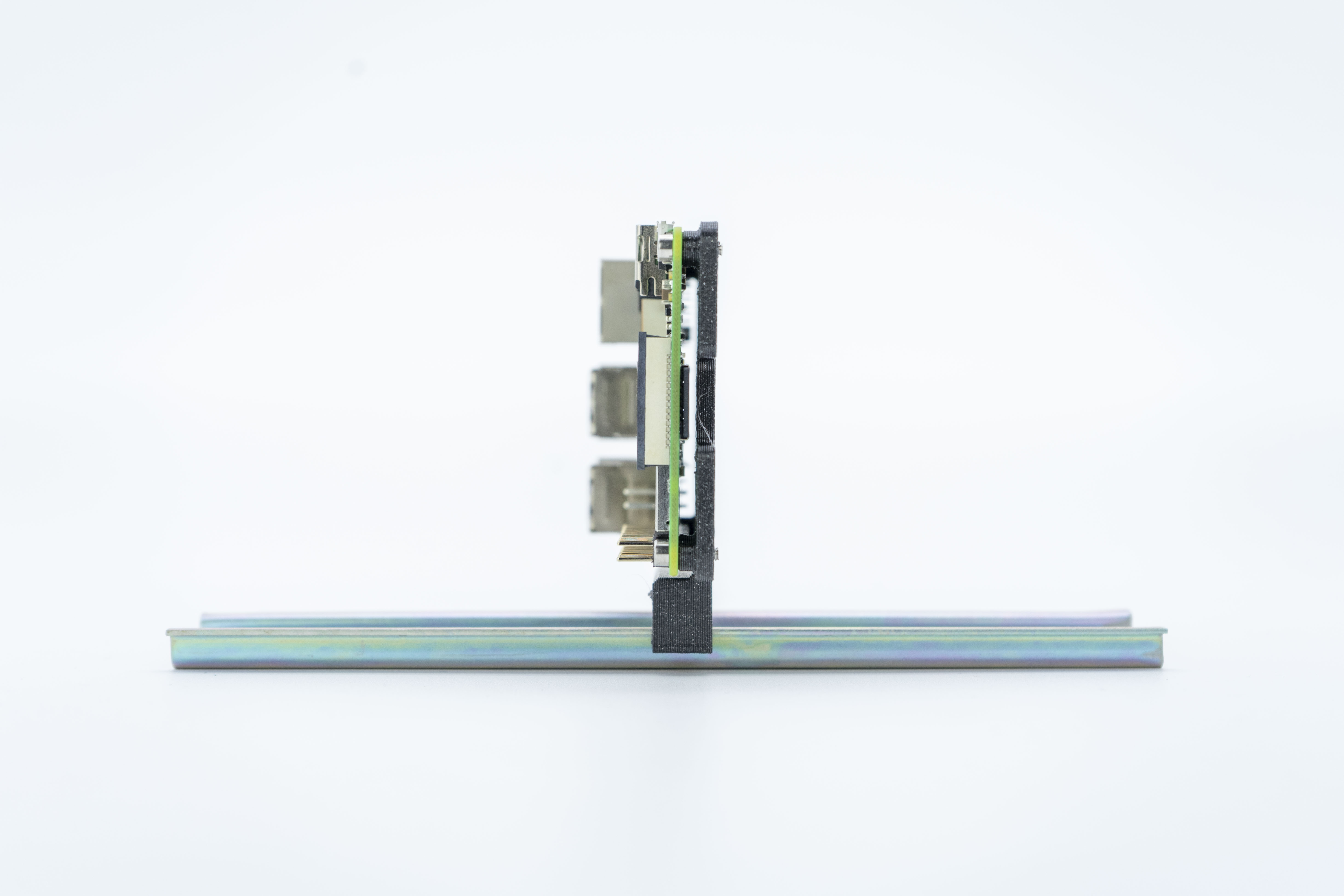 Raspberry Pi DIN-Rail Hex Mount by Teddyminator | Download free STL ...