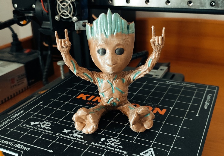 Heavy metal baby Groot by Happy print | Download free STL model ...