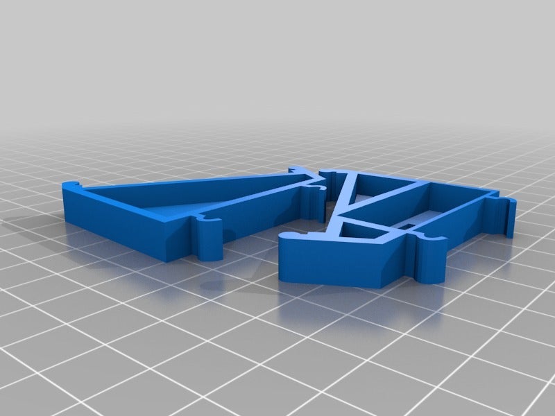 Smart LCD mount for Kossel 2020 with USB connector by Erik van de Pol ...