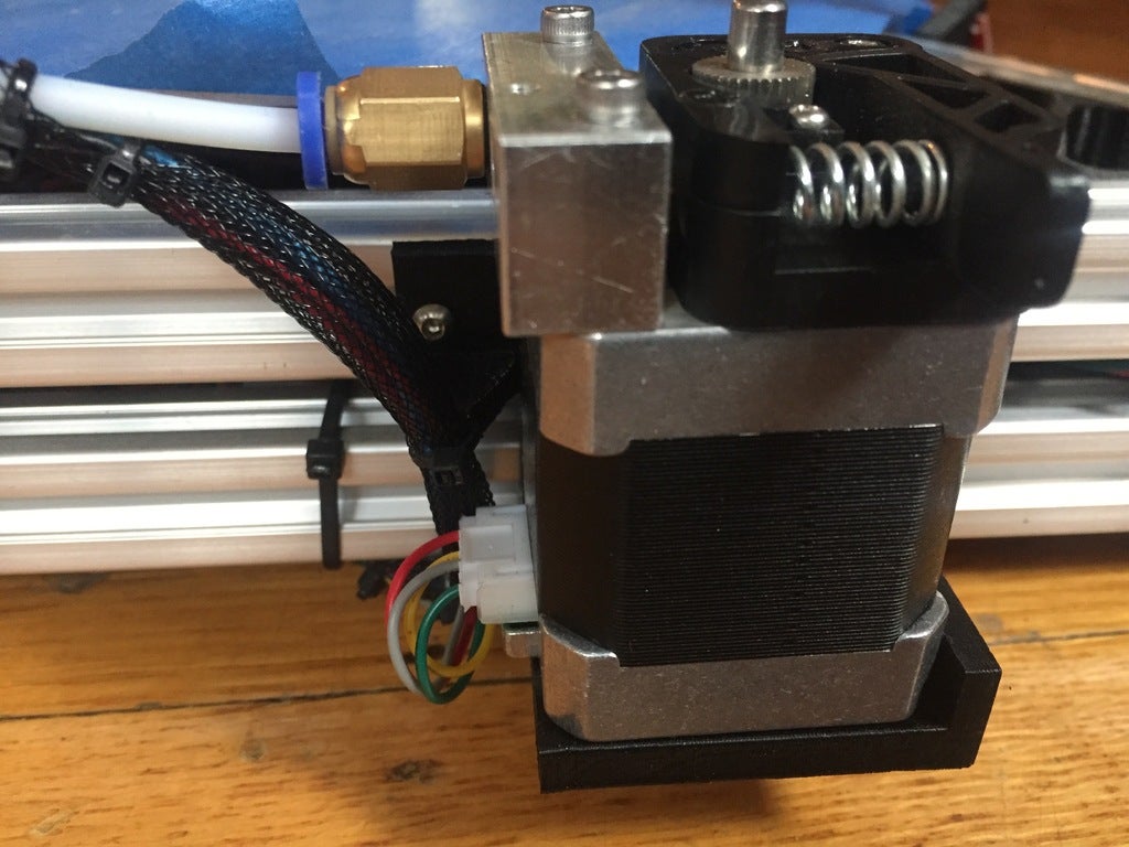 Lower rail extruder motor mount for Kossel 2020 by Erik van de Pol ...