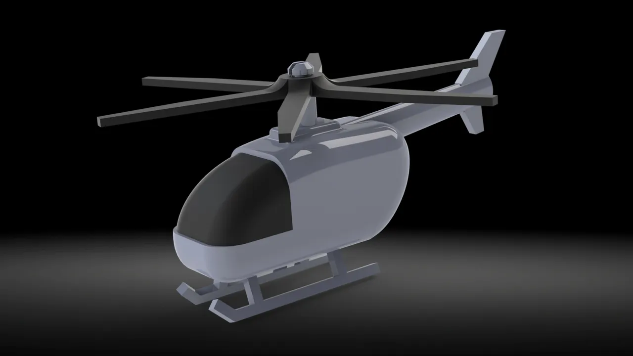 Little Toy Helicopter by THop3D | Download free STL model | Printables.com