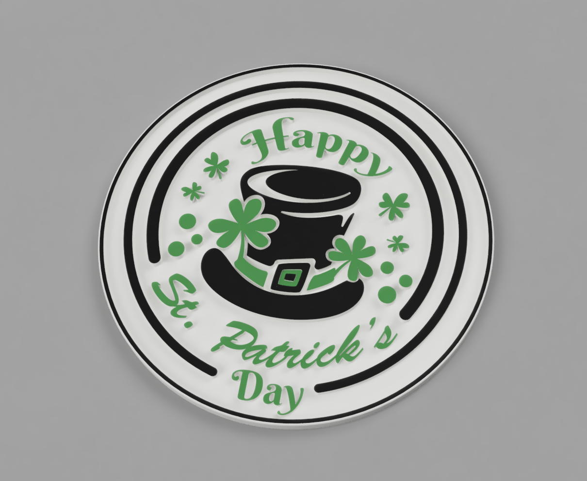 St. Patricks Day Coster by NoWayOut1980 | Download free STL model ...