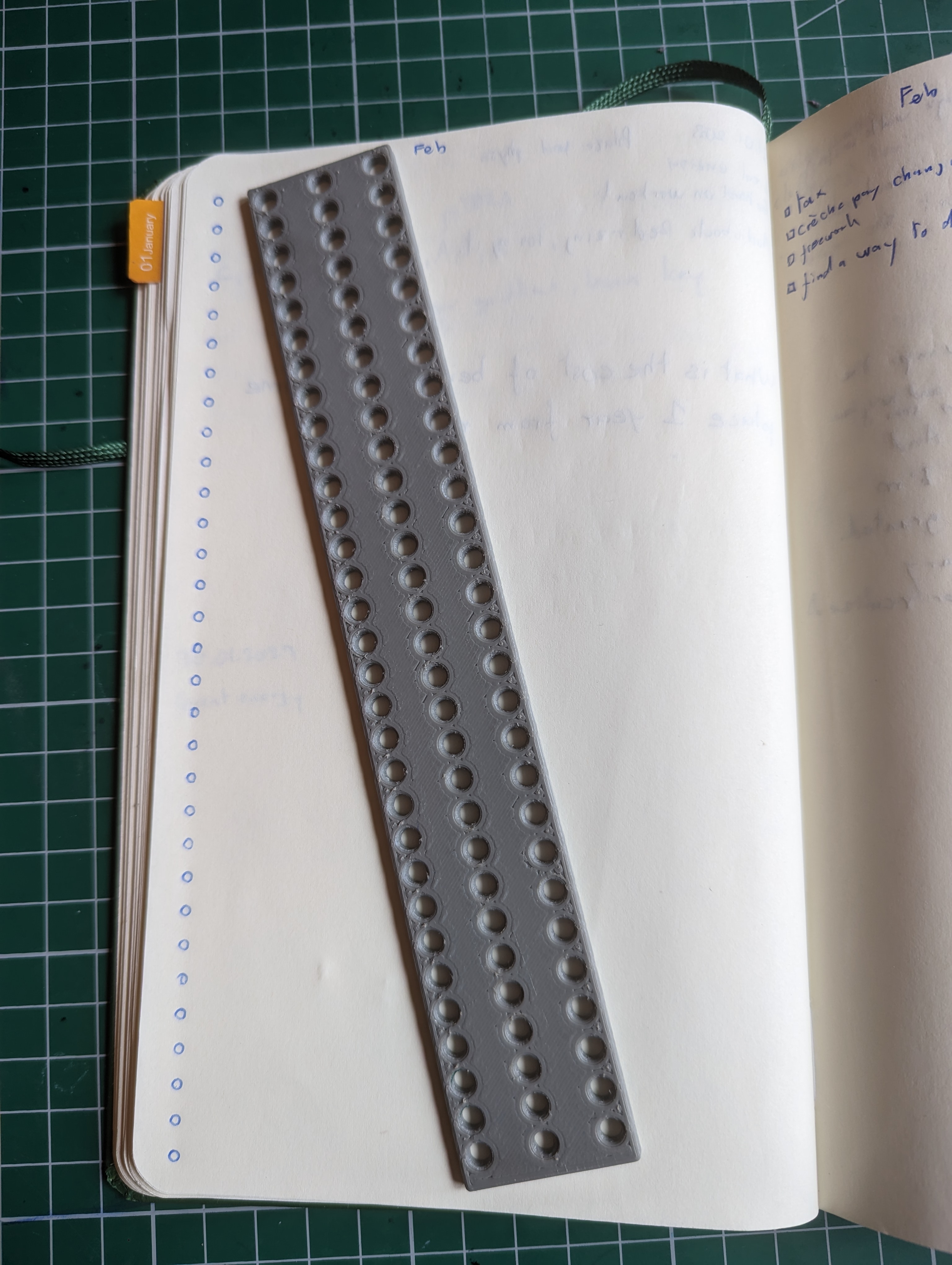 Calendar spacer for journal by Loic R. | Download free STL model ...