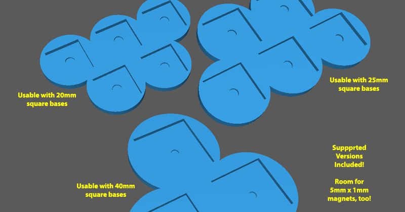 Square Base Movement Tray Converter by np-dev | Download free STL model ...