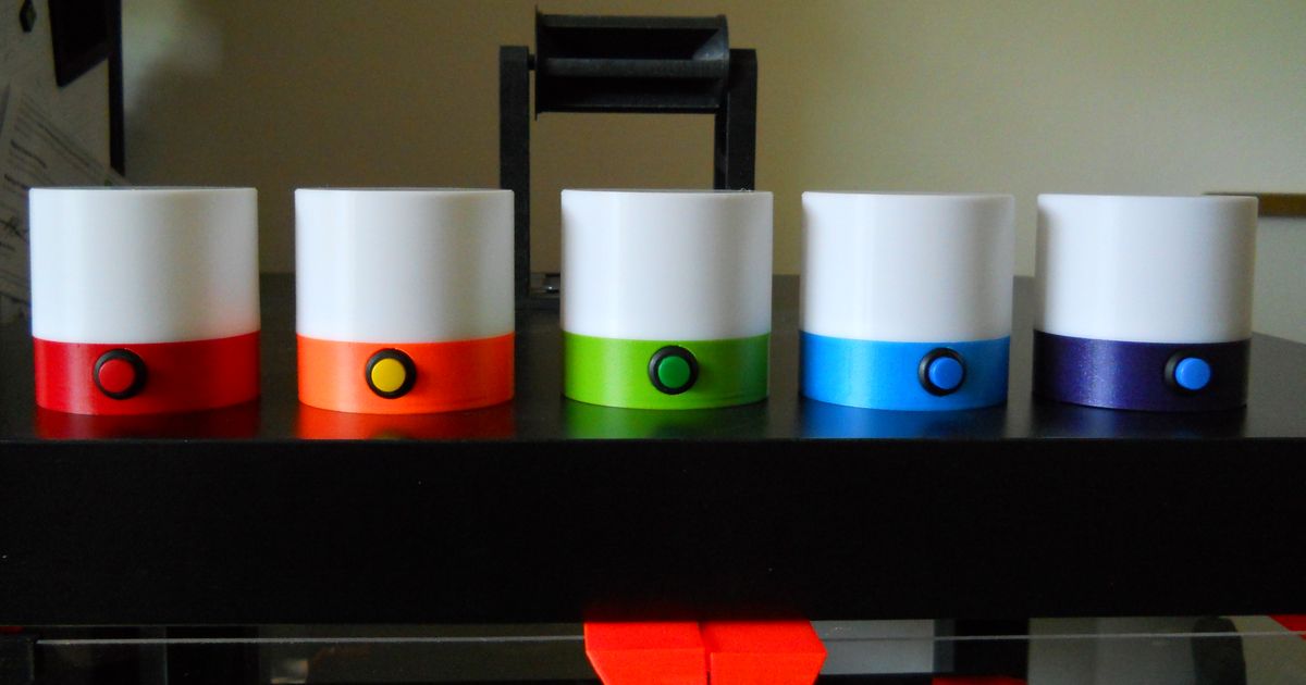 Usb Rechargeable Led Pod light by The save room | Download free STL ...