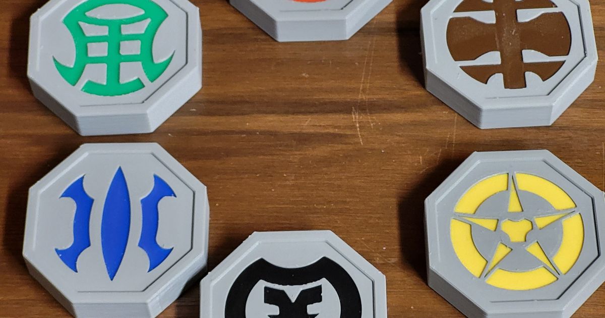 Bakugan Attributes Talismans - Internal Magnets by Beaver | Download ...