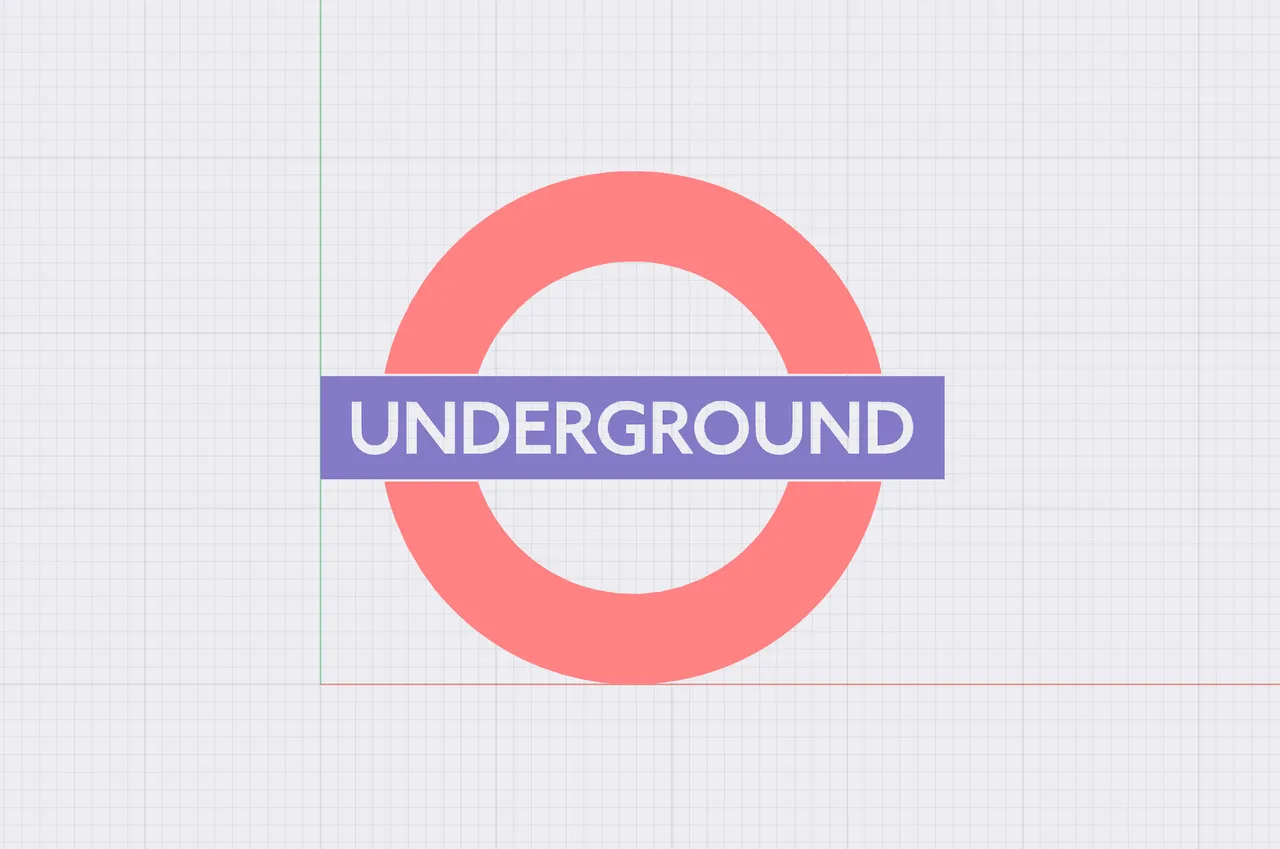 Underground Tube Logo LONDON UNDERGROUND PERSONALIZED LOGO Decal