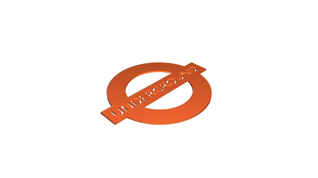 Underground Tube Logo LONDON UNDERGROUND PERSONALIZED LOGO Decal