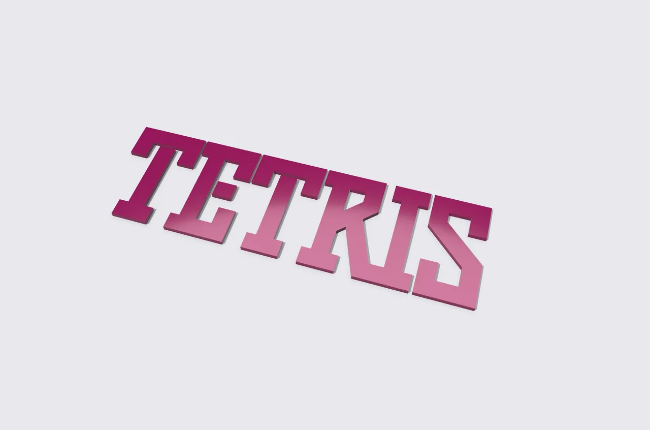 Fondo De Pantalla Del Logotipo De Tetris 3d Pegatina Tetris Emblema