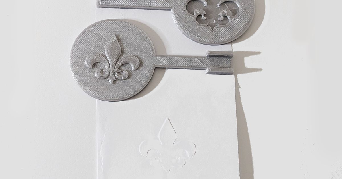 Customizable Paper Embossing Tool by Steve DeGroof | Download free STL ...