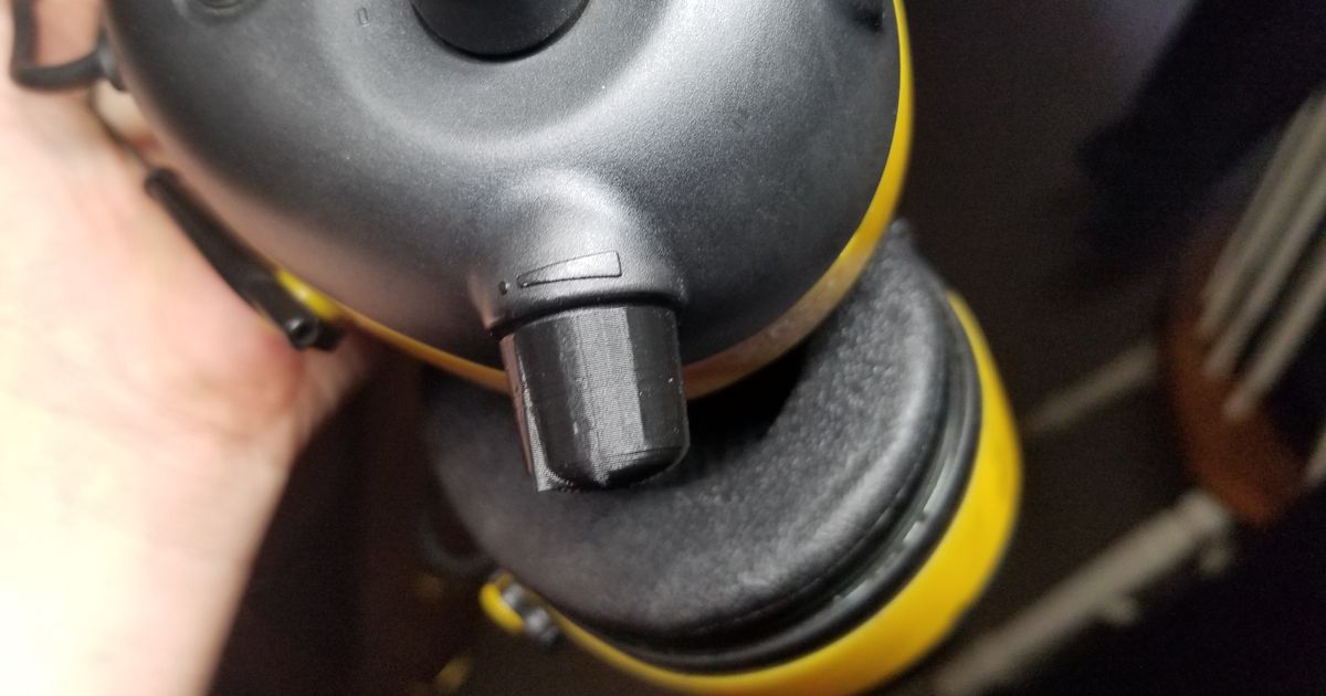 3M Headset Knob by Dorkvader97 | Download free STL model | Printables.com