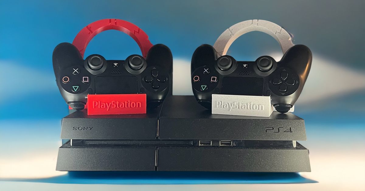 PS4 Controller Holder von 3d_factorybox | Kostenloses STL-Modell ...