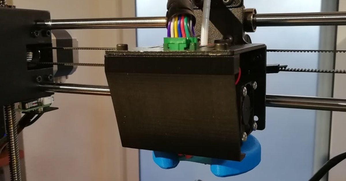 Anycubic I3 MEGA front cover E3D v6 by galagor | Download free STL ...