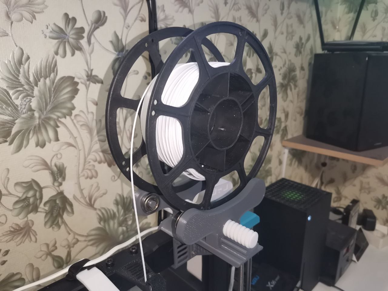 Filament Spool Holder - Bearings and custom width for Sovol SV06 by ...