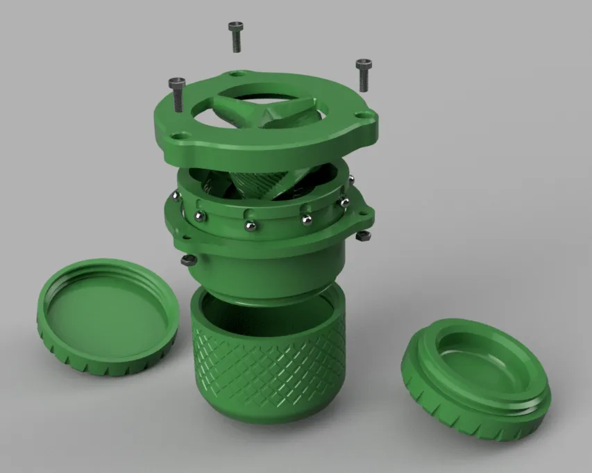 Grinder by Klaxxon | Download free STL model | Printables.com