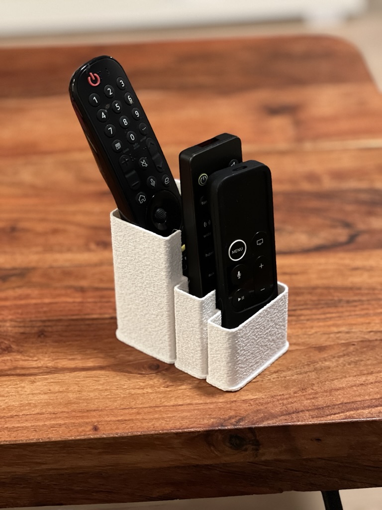 Triple Remote Holder by datadominik | Download free STL model ...