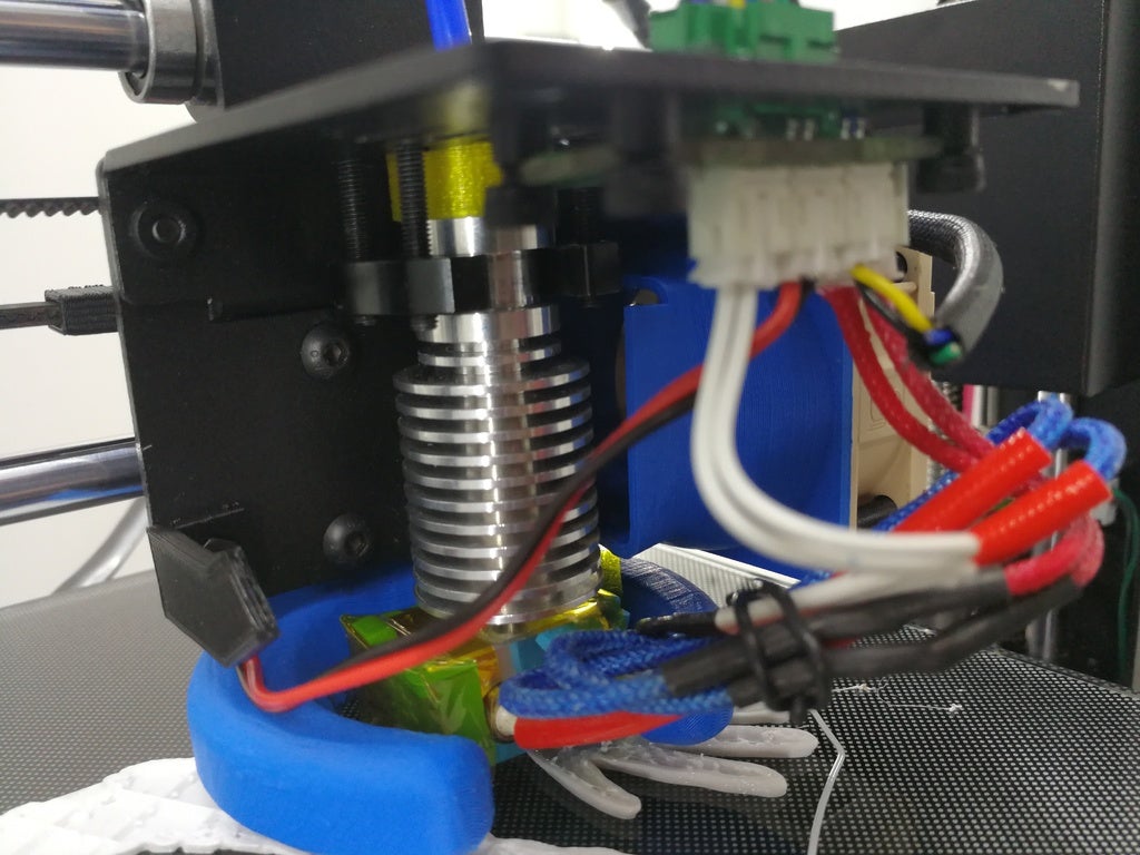 Anycubic I3 MEGA 40x40 fan adapter for E3D v6 by galagor | Download ...