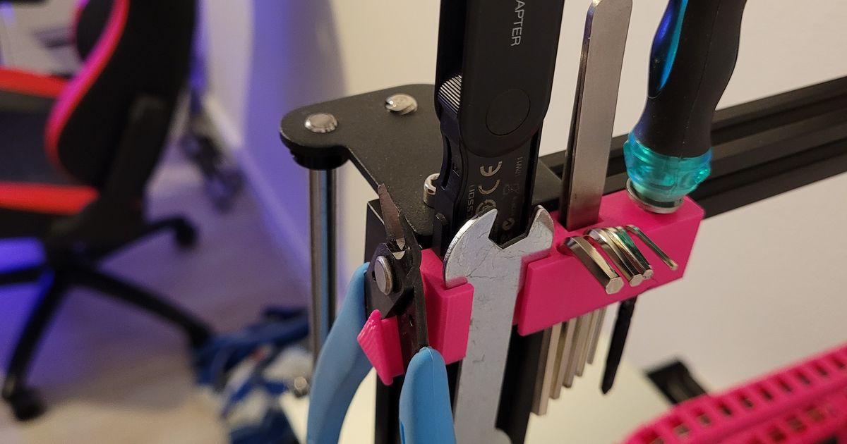 Anet a8 plus tools holder by Dennis Jonstrup | Download free STL model ...