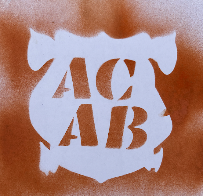 ACAB Spray Paint Stencil by p0tty | Download free STL model ...