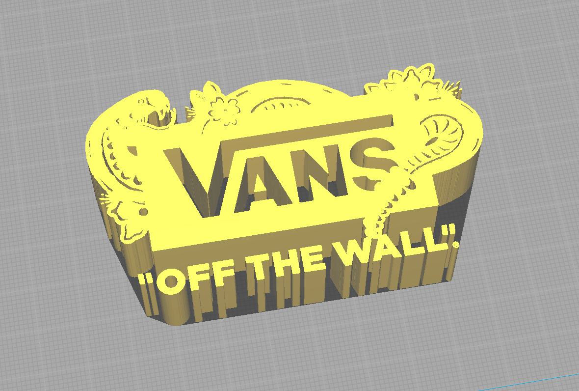 Vans Fanart 2D Plate by Nicolas4875 | Download free STL model ...