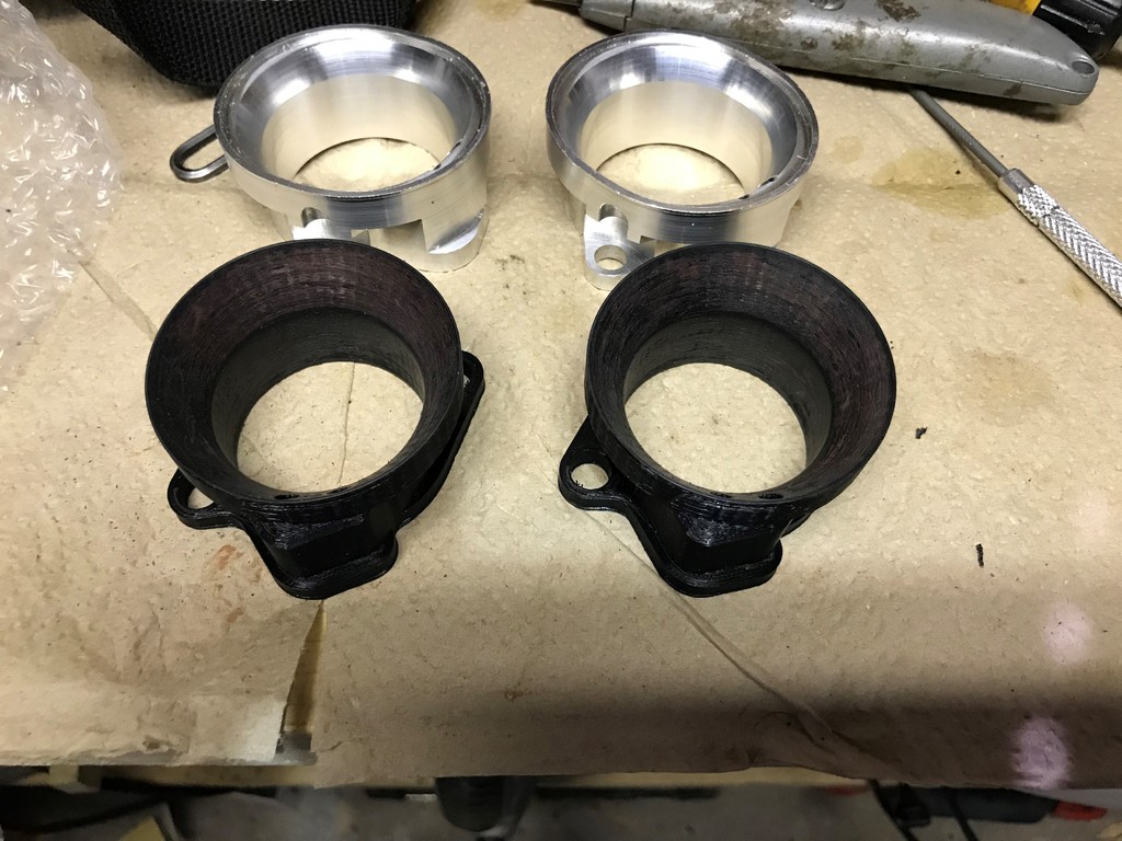 Ducati Keihin Carb Airbox adaptor by Jibberjabbs | Download free STL ...