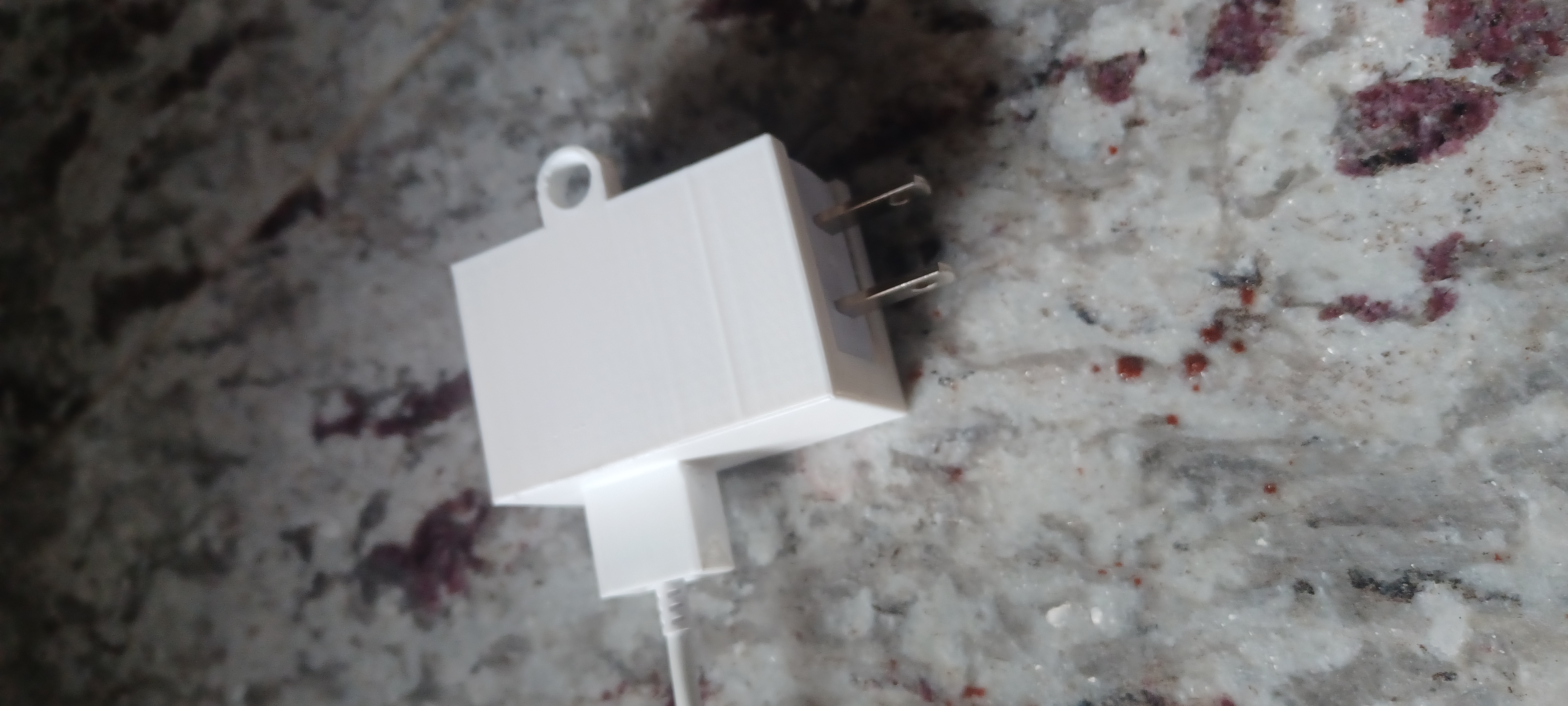 Charging brick adapter lock by Nobody Important | Download free STL ...