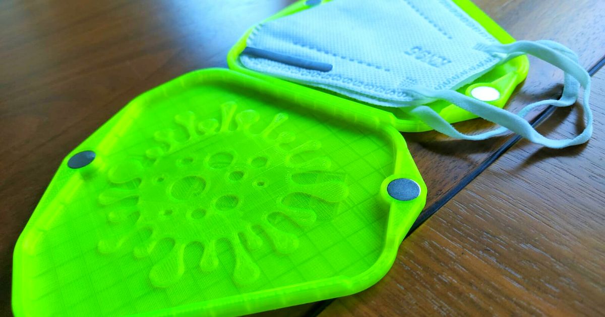 Children mask case FFP2 KN95 by 3Dms | Download free STL model ...