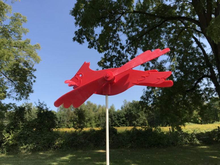 Cardinal Wind Spinner Toy by Simple3D | Download free STL model ...