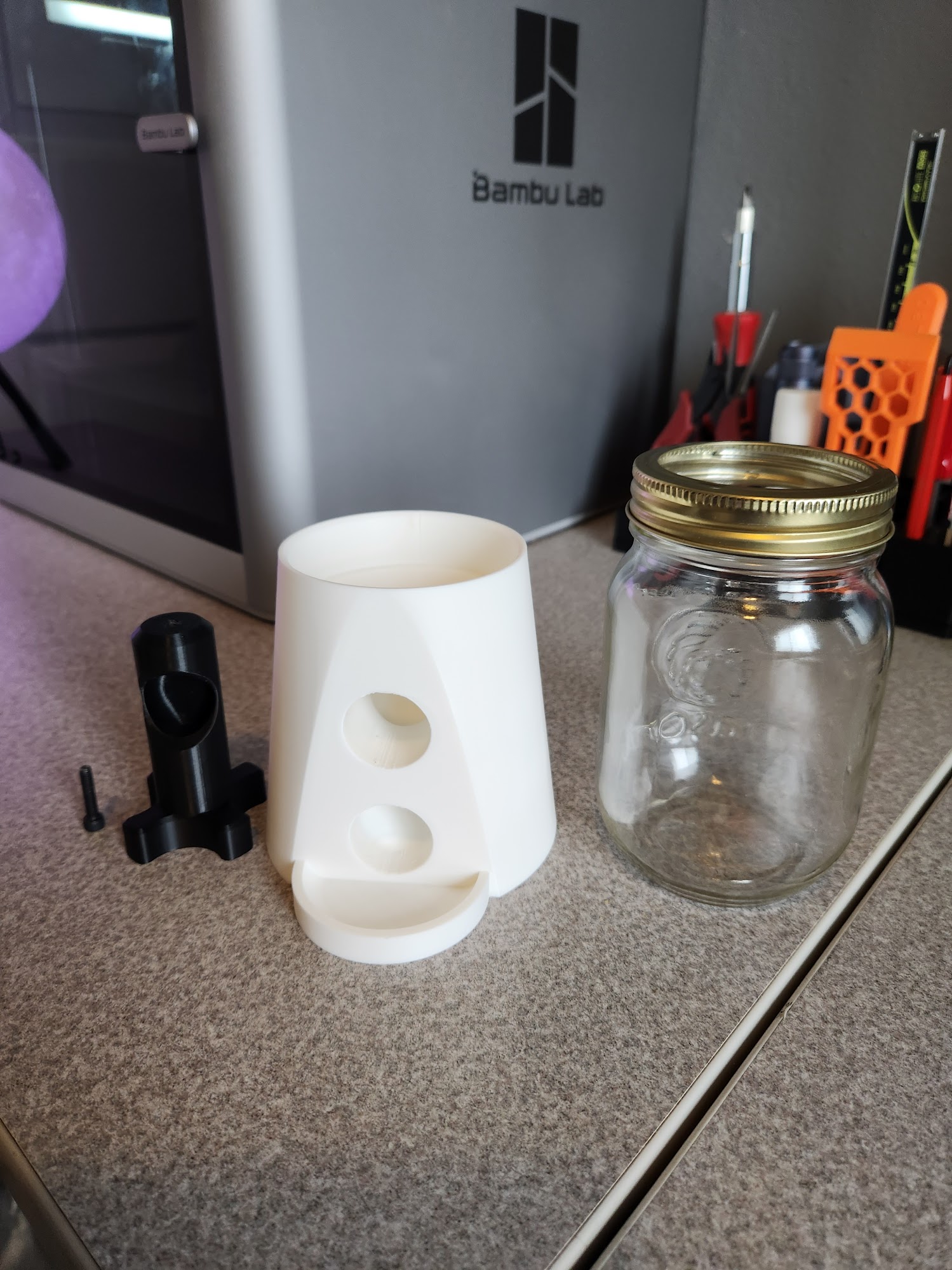 Simple Mason Jar Candy Machine - Updated with printable pin for ...