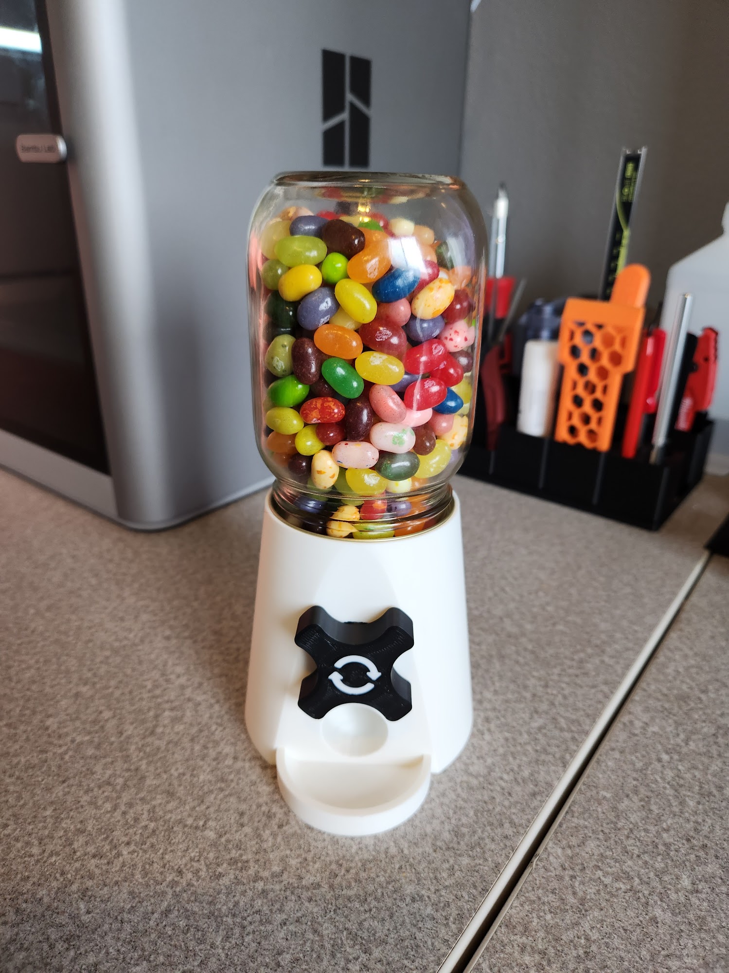Simple Mason Jar Candy Machine - Updated with printable pin for ...